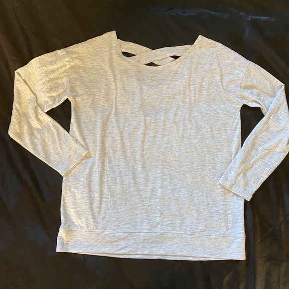 GAIAM | Tops | Gaiam Raina Cross Cross Open Back Workout Shirt | Poshmark